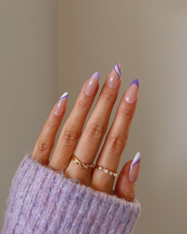 50+ Tri Color Nail Designs For An Amazing Manicure! - The Pink Brunette